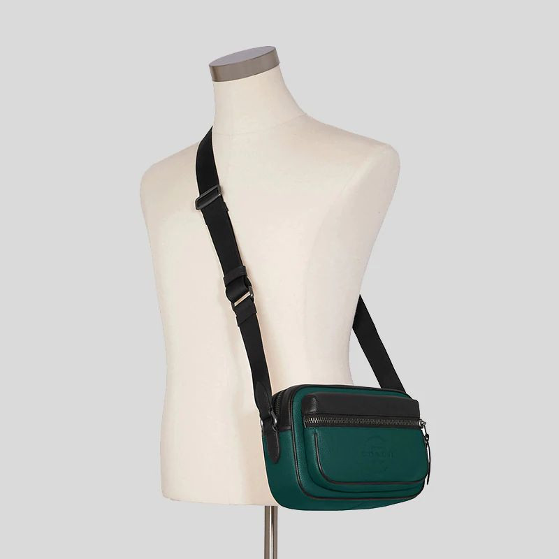 AzuraMart - Coach Thompson Camera Bag - QB/Forest - One Size / C6584