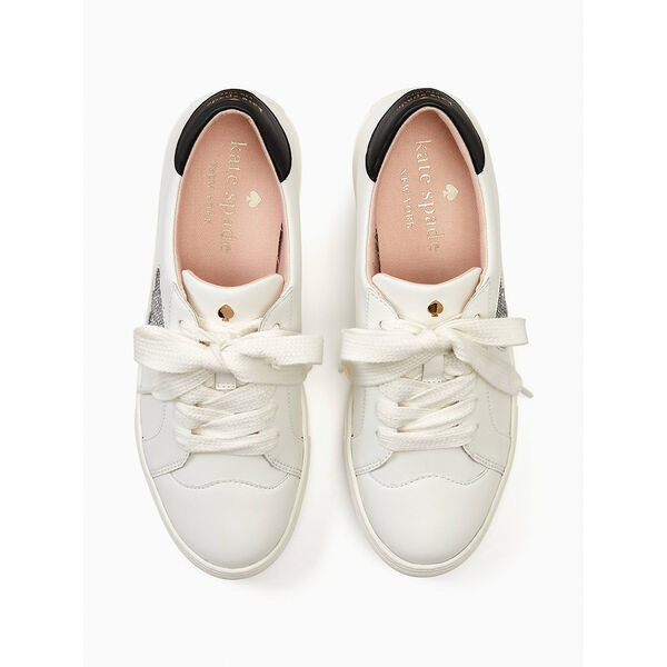 AzuraMart - Kate Spade Fez Glitz Sneaker KA176 - Opt Wht/ Black - US 9 ...