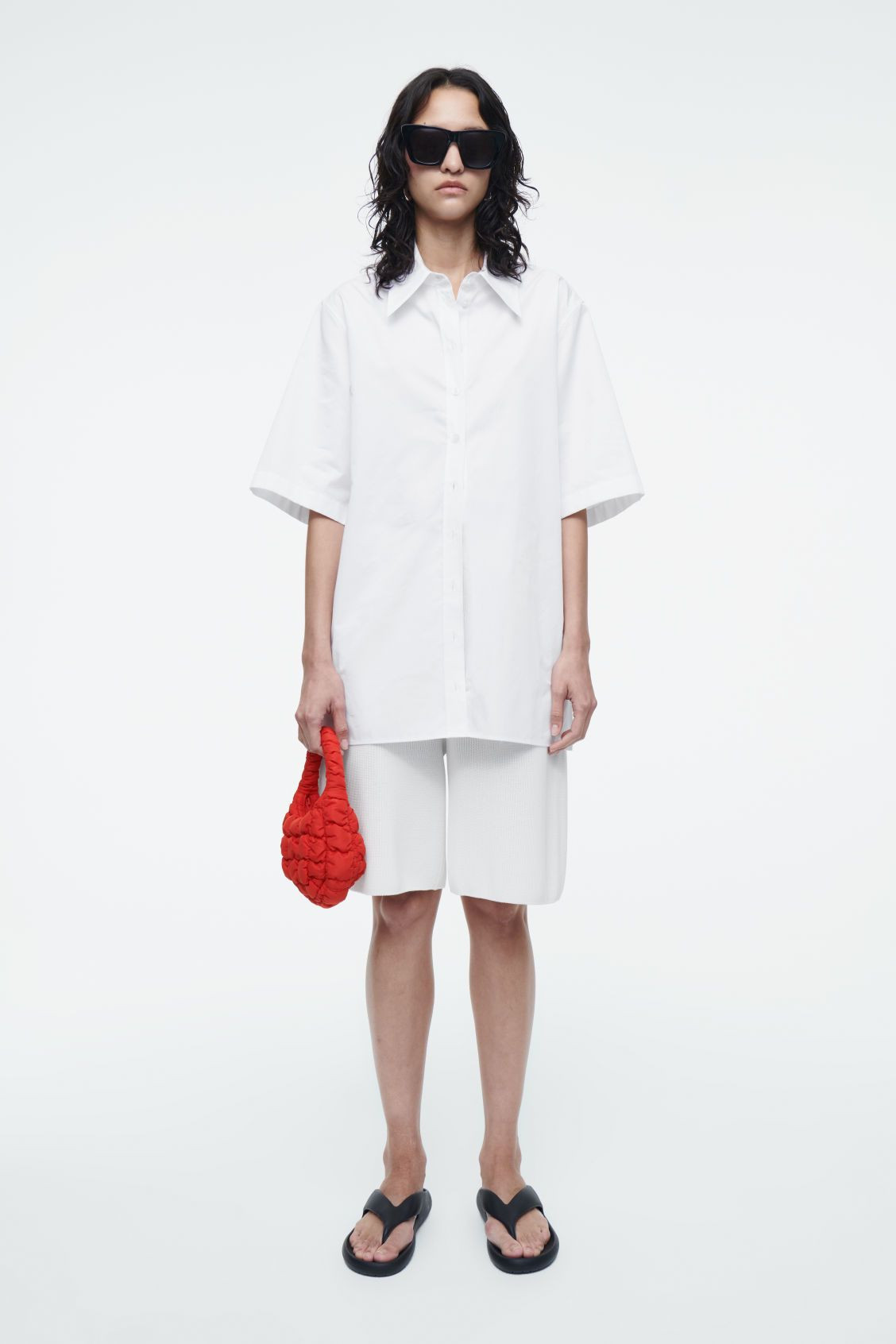 AzuraMart - COS Quilted Bag - Red - Micro