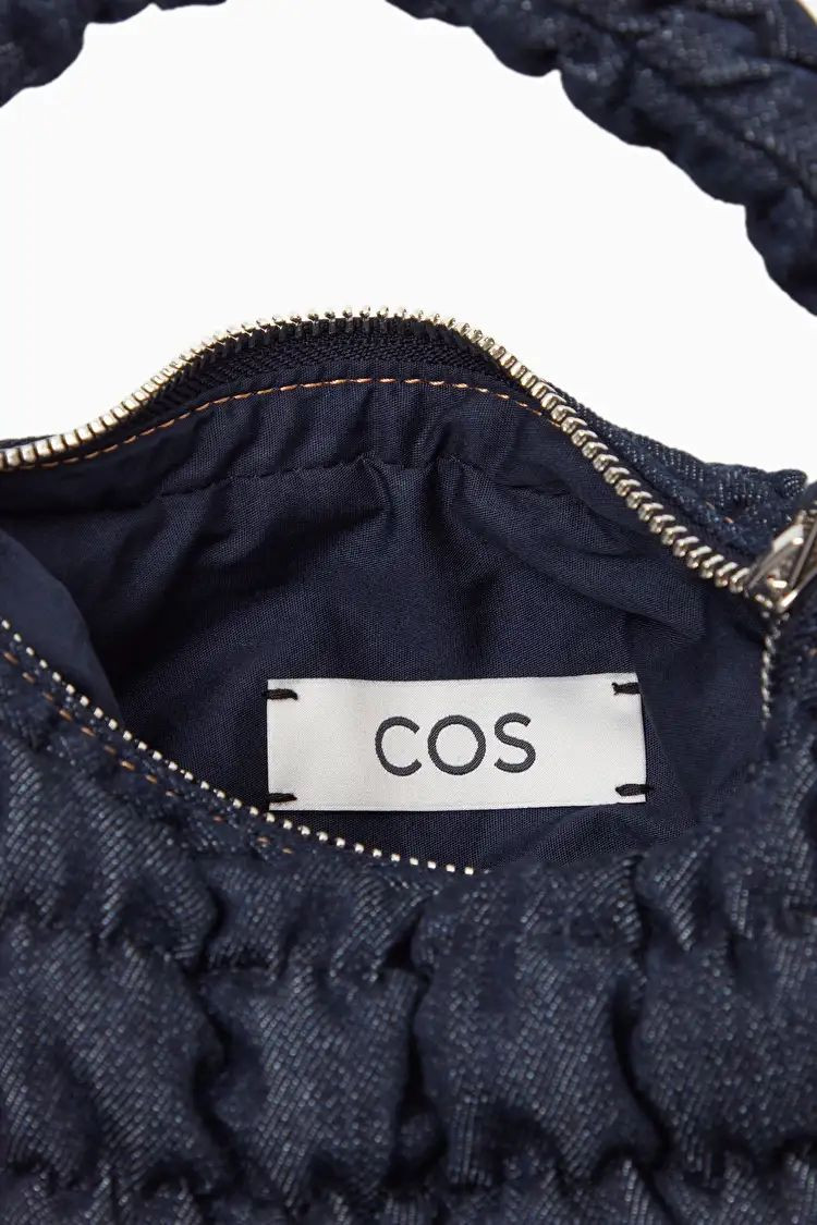 AzuraMart - COS Quilted Bag - Denim / Dark Blue - Micro