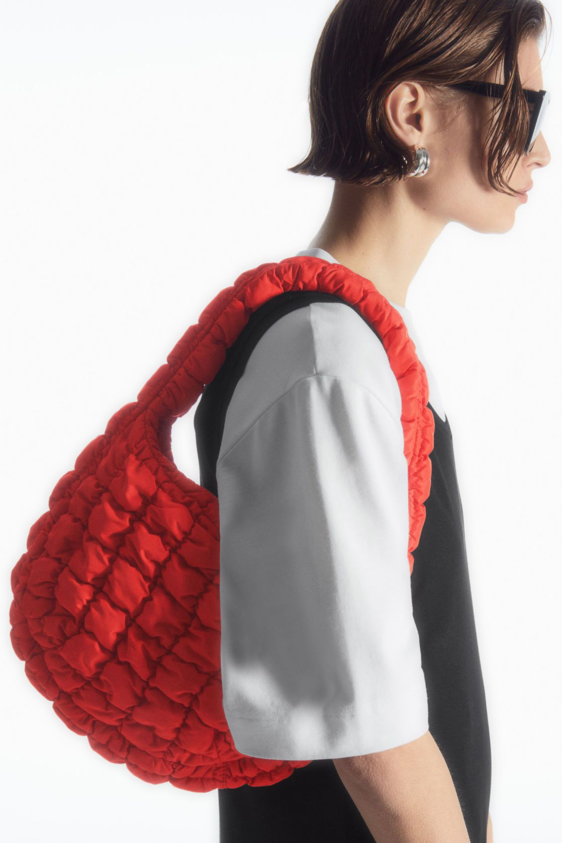 AzuraMart - COS Quilted Bag - Red - Mini