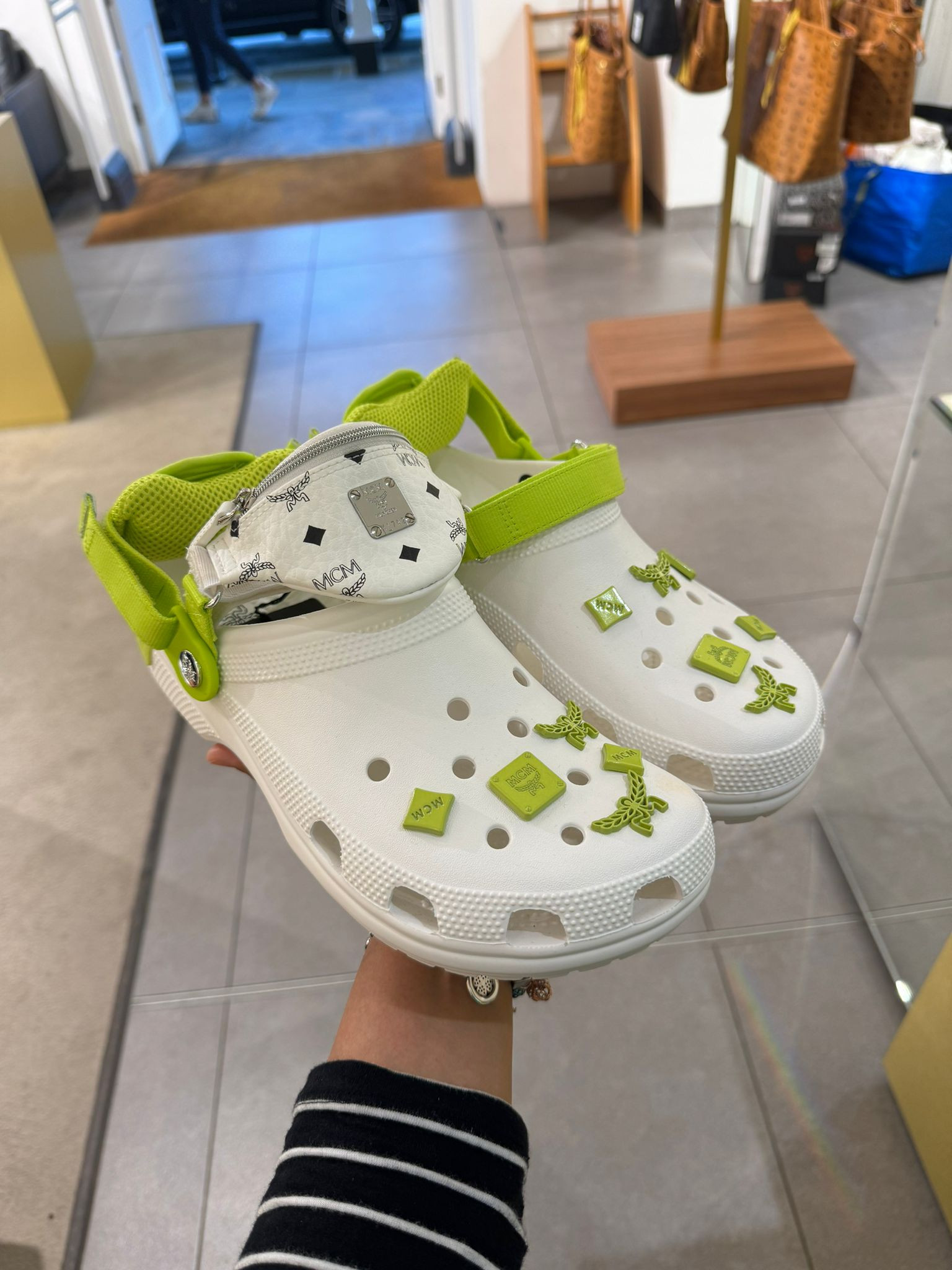 AzuraMart - MCM x Crocs - White - Eur 43.5