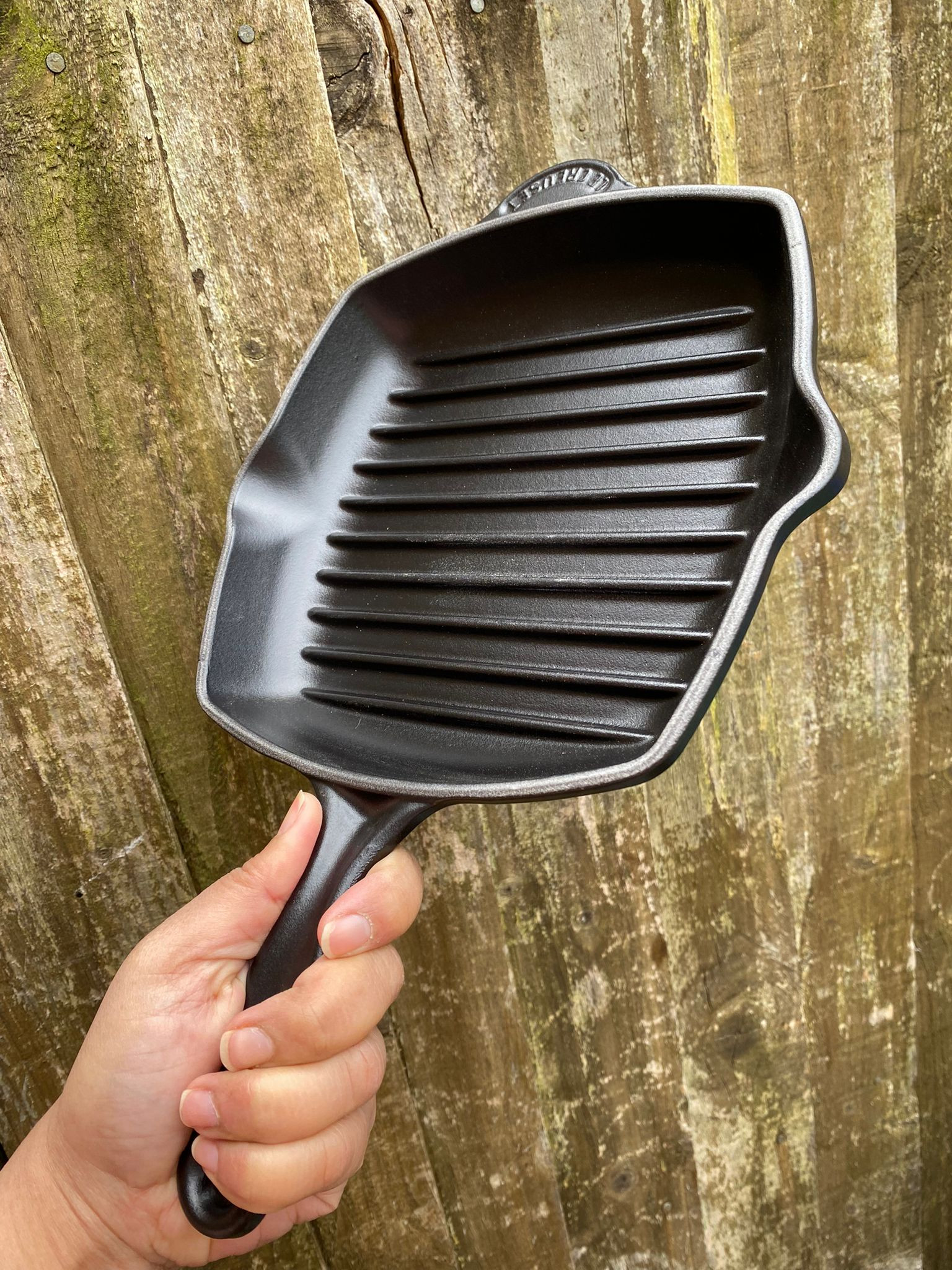 AzuraMart - Le Creuset Square Skillet Grill - Black - 20cm